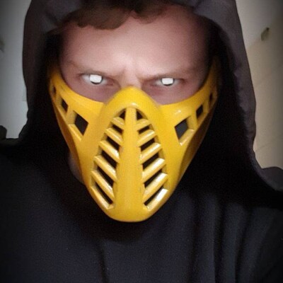 Scorpion Mask MK11 Classic for Cosplay - Etsy