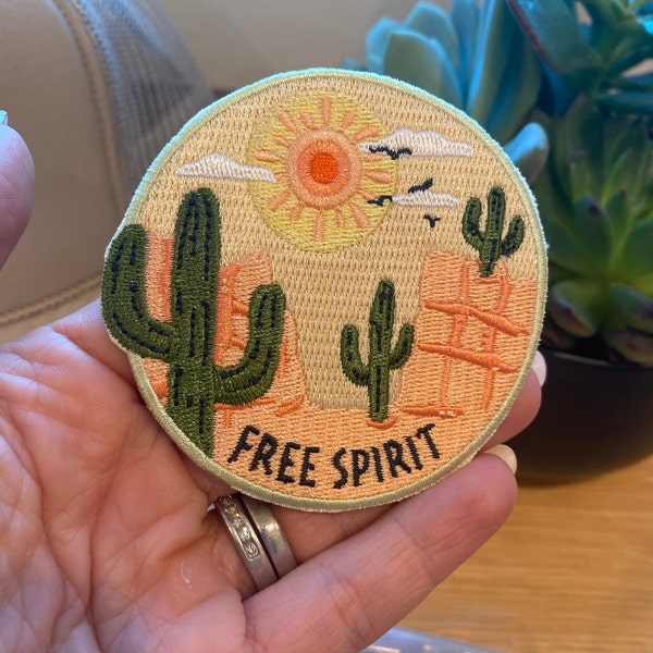 Ocean Patch, Embroidered Ocean Patch, Iron on Patch, Sunset Patch ...