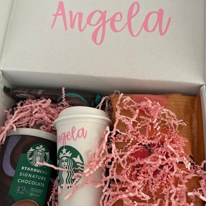 PERSONALISED STARBUCKS HAMPER Luxury Pamper Hamper Gift - Etsy UK