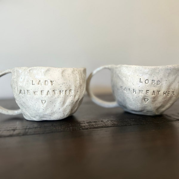 Quirky Personalised Mug, Handmade Coffee Mug - Write Anything You Want ...