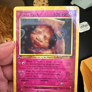 Pokemon Pregnancy Card, Pokemon Gender Reveal, Custom Pokemon Card ...