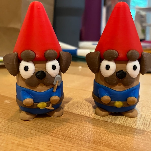 Gerald & Hecuba Gnome Figurines From Bluey TV Show - Etsy