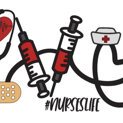 Nurse Medical Tools and Icons Bundle SVG PNG Files for Cutting Machines ...