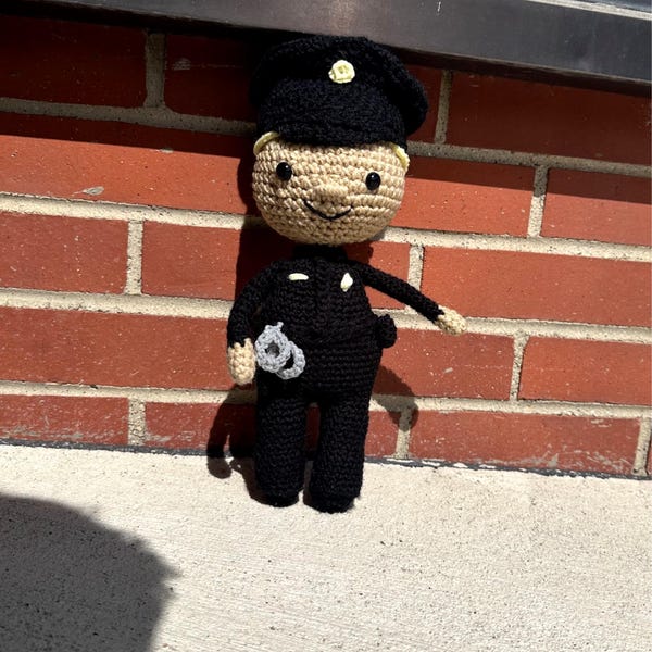 Police Officer - Crochet Pattern PDF - Digital Download - Etsy