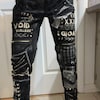 Custom Handmade Punk Rock Goth Emo Metal Cyber Dark Ripped Crazy Weird ...