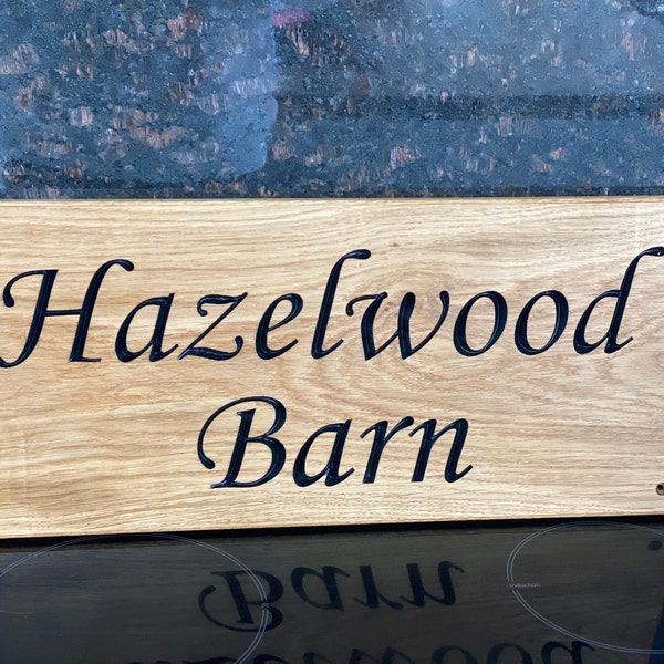 Stable Door Sign Personalised Oak Engraving - Etsy