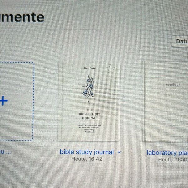 Digital Bible Study Journal LANDSCAPE | Digital Bible Planner, Prayer ...