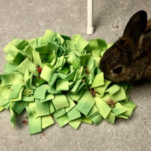 Bunny Rabbit Snuffle Mat, Foraging Blanket, Stimulation Treat Toy ...