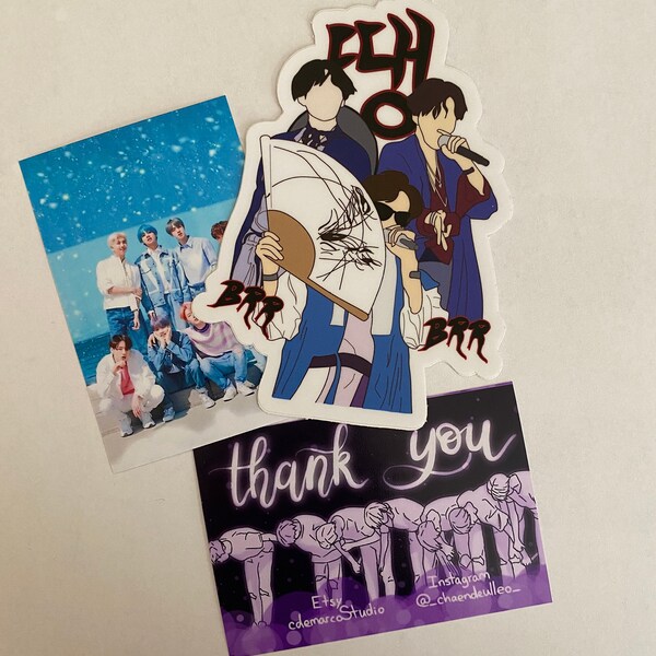 BTS - Ddaeng Sticker - Etsy