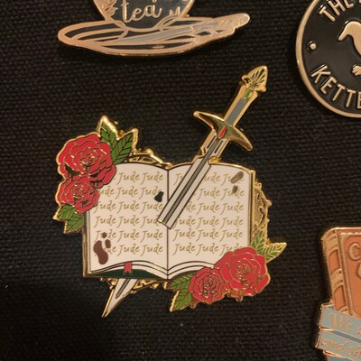 Jude Jude Jude Bookish Enamel Pin - Etsy UK