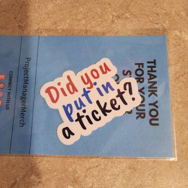 Scope Police Level Project Management Vinyl Sticker, Project Manager ...