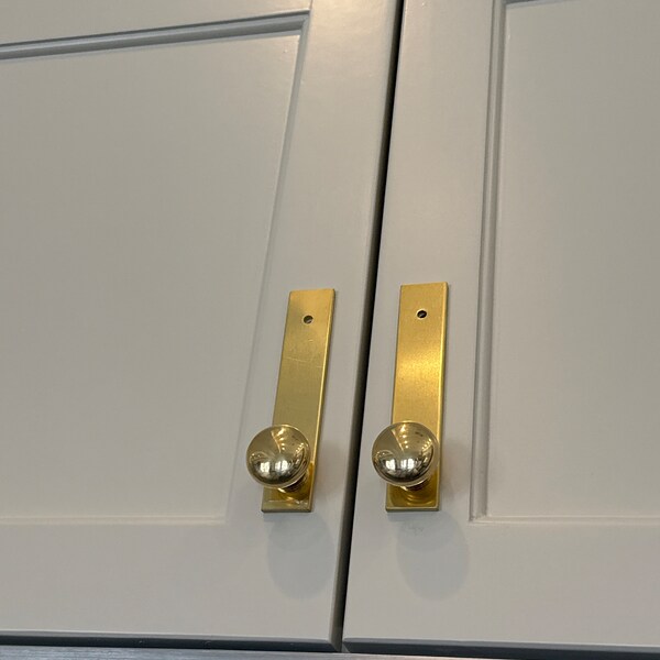 Miranda's 1/8" Brass Backing Plates 1" X 5", .125"-sheared to Size ...