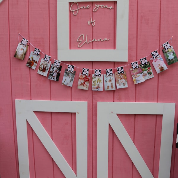 Personalized Backdrop Name Sign, Name Sign for First Birthday Party ...