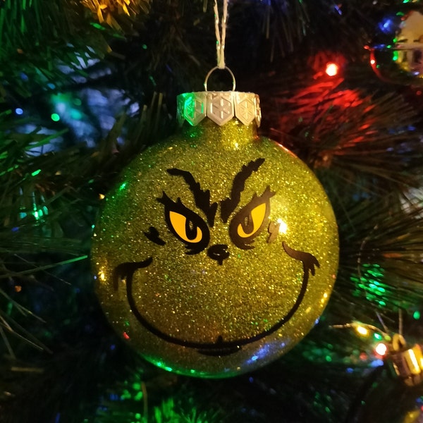 Set-10 Grinch Face Decals for Your DIY Projects.christmas Vinyl ...