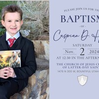 LDS Baptism Kit | LDS Baptism Invitation Boy | Baptism Boy | Editable ...
