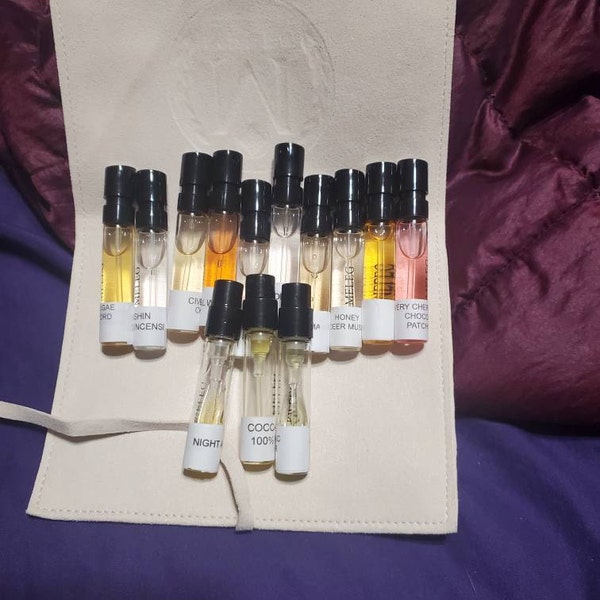 Handmade Natural Oil Perfume 6ml, Jasmine Sambac, Tuberose and Violet ...