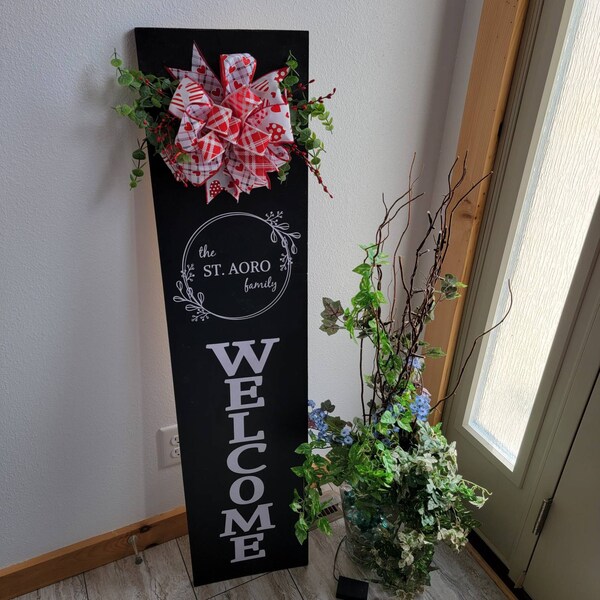 Hello Porch Sign curse Words Sign Customizable Welcome Porch Leaner ...