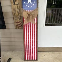 Santa and Rudolph Porch Figure Statue Christmas Decor - Etsy