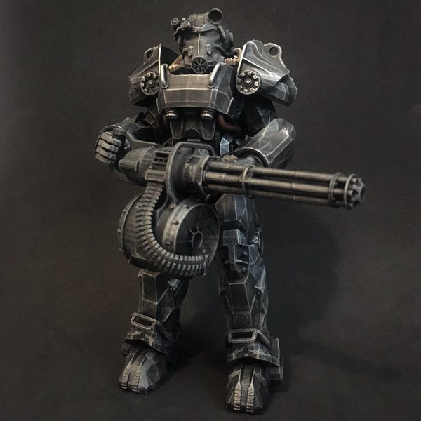 Power Armor T60 Fallout Action Figure - Etsy