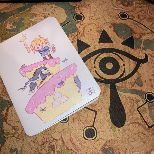 Link and Pup, Legend of Zelda: Breath of the Wild Birthday Cards for ...