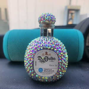 Custom Purple Bedazzled Tequila Bottle Decanter 750ml Bling Rhinestones ...
