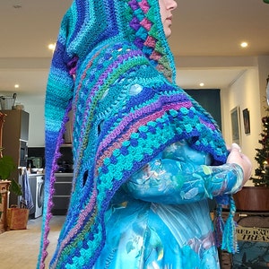 CROCHET PATTERN, Fairy Elf Hood, taïga Pixie Hood Crochet Tutorial in ...