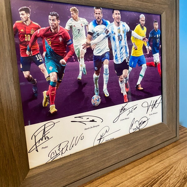 Lionel Messi Cristiano Ronaldo Neymar Kane Pedri Mbappe Soccer ...