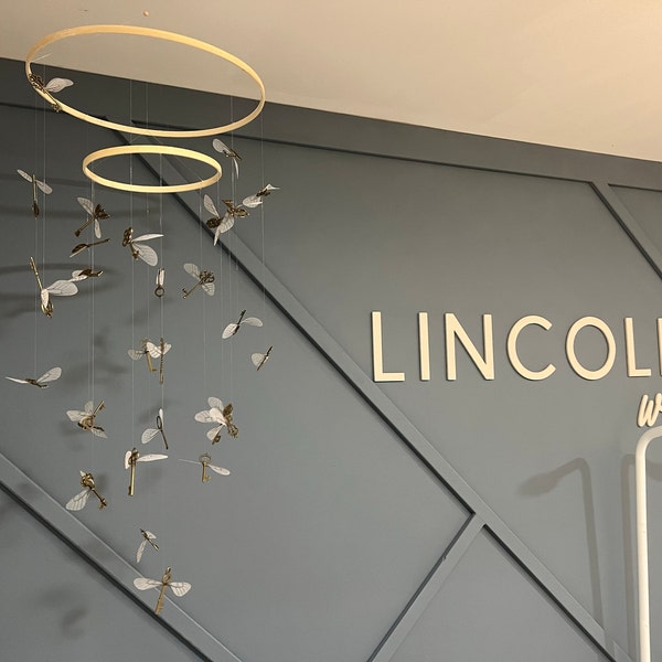 Flying Key Mobile for the Wizard Themed Nursery - Magic Theme Baby ...