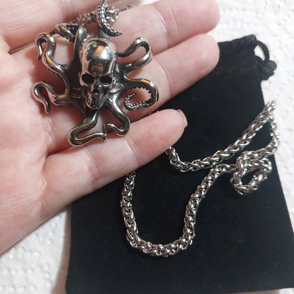 Neptunes Trident Fork Pendant Necklace Trishula Poseidons Spear Greek ...