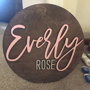 Custom Name Sign 1236 Inch Child or Baby Name | Etsy