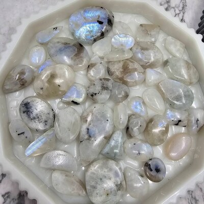 Wholesale Rainbow Moonstone Pack Rainbow Moonstone Cabochon Lot Bulk ...