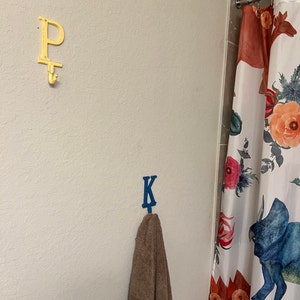 Number Wall Hook / Custom Painted Number Hook / Sports Number - Etsy