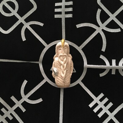 Thor Statue Pocket Sized Norse Gods Idol Totem Asatru Altar Pagan - Etsy