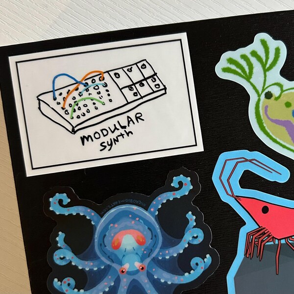 Modular Synthesizer Sticker - Etsy