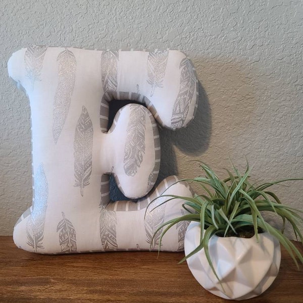 Letter Pillow R Birthday Gift Alphabet Pillow Personalized Pillow ...
