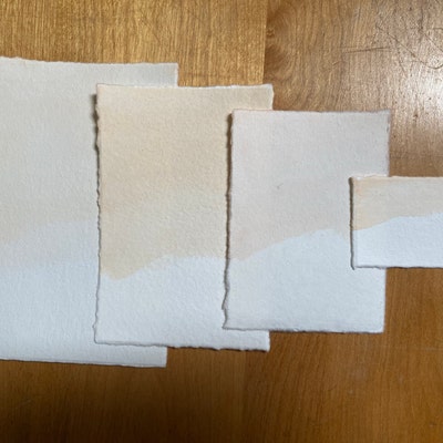 Gold Edge Handmade Paper Stationery, Rose Gold Edge Handmade Paper ...