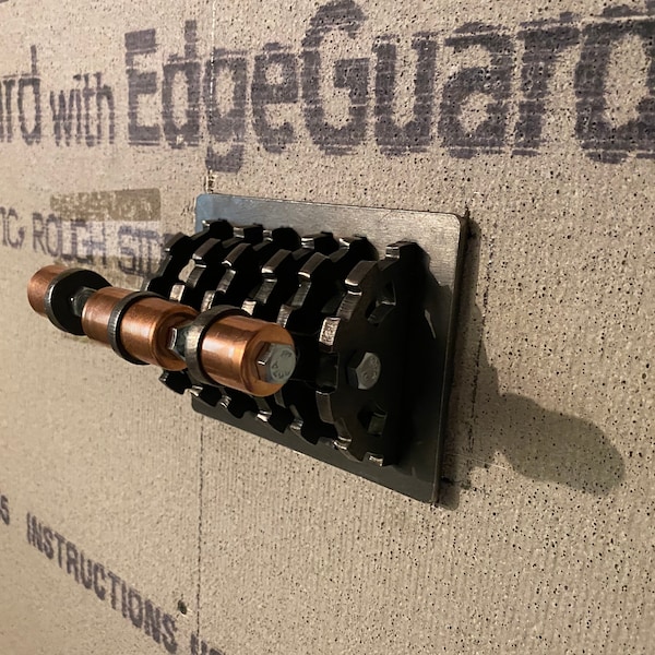 Triple-gang Gear Light Switch Cover With Lever and Copper Handles ...