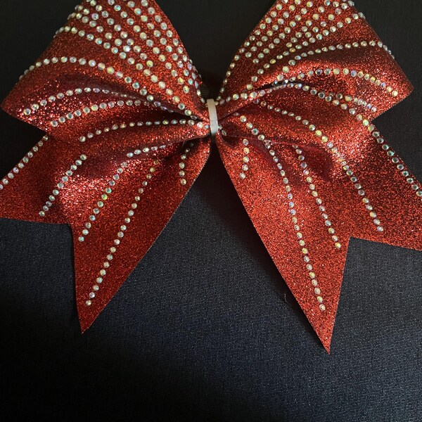 Rhinestone Cheer Bow Transfers Ready to Press, Rhinestone Cheer Bows ...