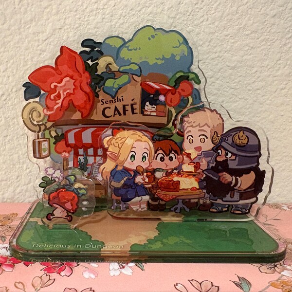 Dungeon Meshi X Mcdonald's Acrylic Standee Set: Fan Art Figurines by ...