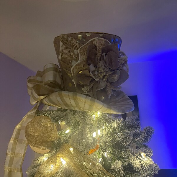 Candyland Tree Topper Top Hat, Candyland Top Hat Tree Topper, Birthday ...