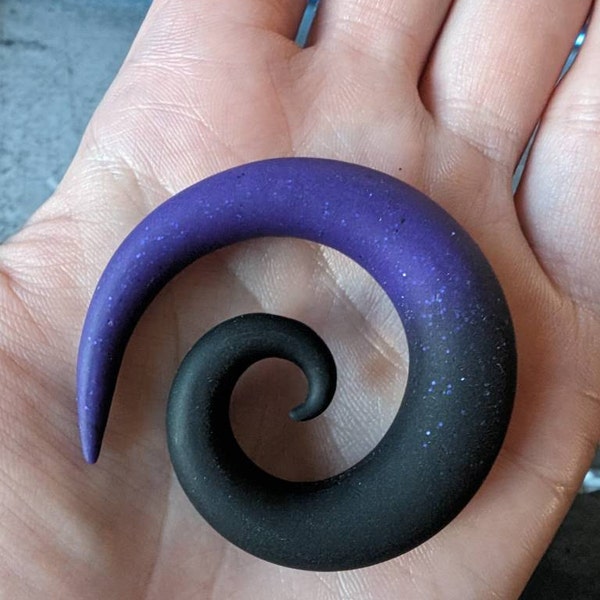 Dark Ombre Gauges for Stretched Lobes - Fake, 2g, 0g, 00g, 7/16", 1/2 ...
