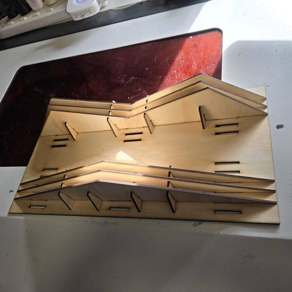 Hobby Model Ship Holder | Laser Cut Files | 2D DXF SVG Template Files ...