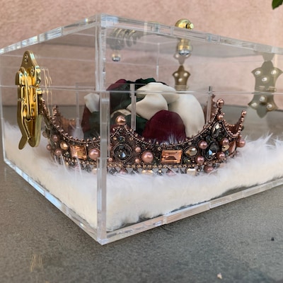 Tiara Carrying Case, Wedding Tiara Display Box - Etsy