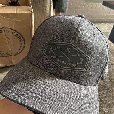 Side DAD CREW EST. Any Year Trucker Hat, Dad Patch Cap, New Dad ...