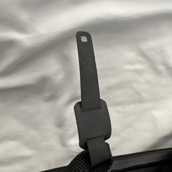 Black Hypalon Zipper Pulls: Backpack & Bag Zip Accessory, Set of 8 - Etsy