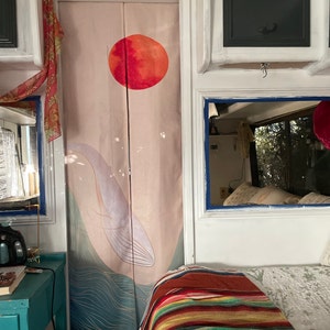 Japanese Shoji Screen Noren Curtain With - Etsy