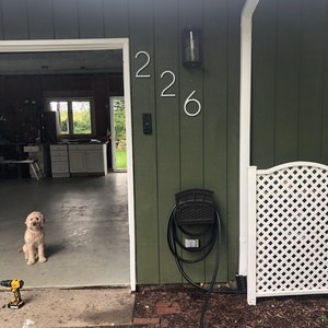 THIN MODERN White House Numbers for Large Address Numbers - Etsy
