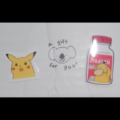 Psyduck Sticker, Waterproof Pokemon Sticker - Etsy