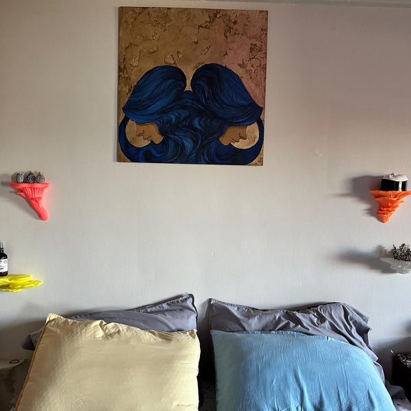 Glow in the Dark Floating Coral Shelf Large “montipora Capricornis ...