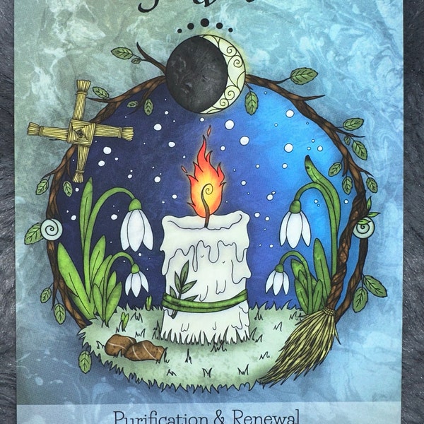Moonflowers Moon Affirmation Cards | English Affirmation Set| Moon ...